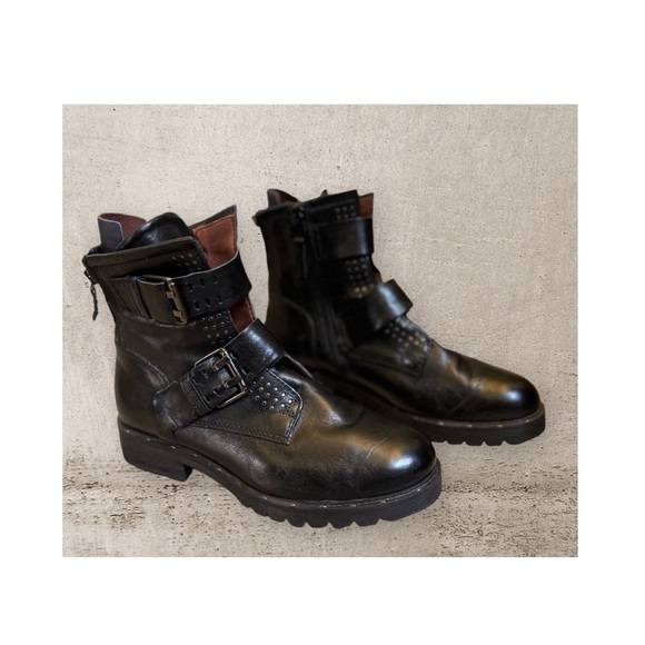 Mjus | Shoes | Italian Mjus Moto Ankle Boots | Poshmark